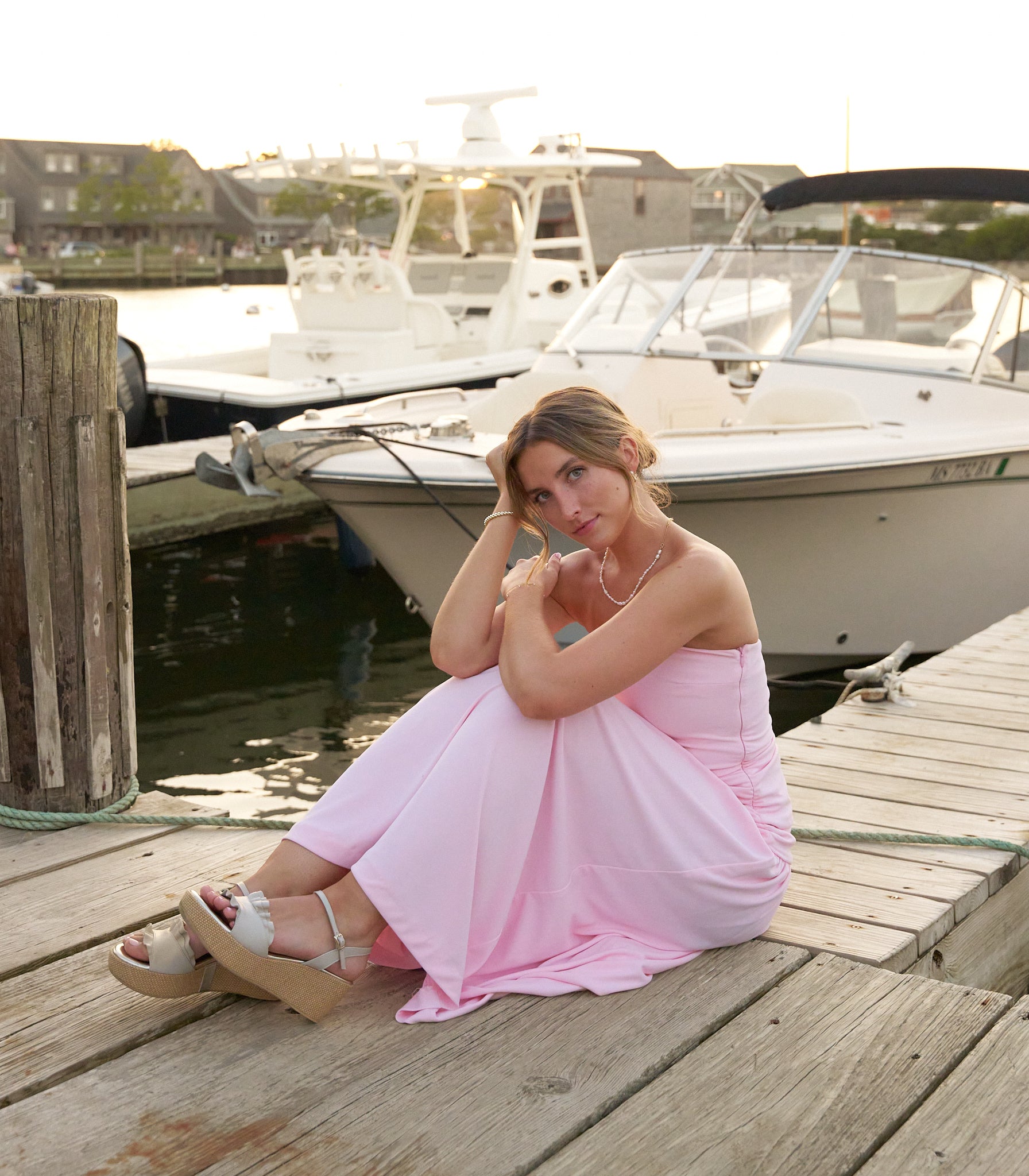 The Sandra Nappa Beige Wedge – CLORINDA ANTINORI